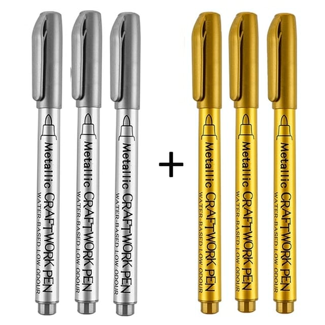Metallic Waterproof Permanent Paint Markers - Lori's Painting