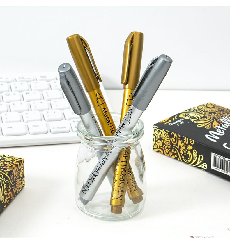 Metallic Waterproof Permanent Paint Markers - Lori's Painting