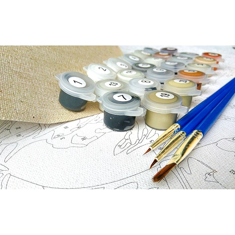 Monkey Friend Paint by Numbers - Lori's Painting