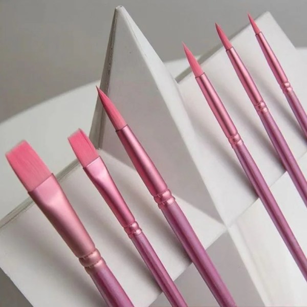 Premium Nylon Paint Brush Set - Lori's Painting